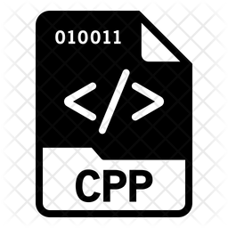 Cpp file Icon - Download in Glyph Style
