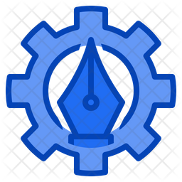 Create Design Icon - Download in Colored Outline Style