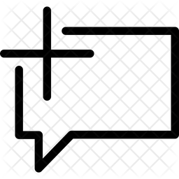 Create Message Icon - Download in Line Style