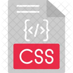 Css File Format Icon - Download In Flat Style