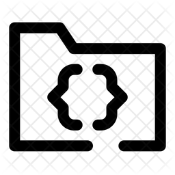 Css folder Icon - Download in Line Style