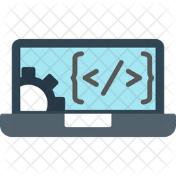 Custom Coding Icon - Download in Flat Style