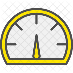 Dashboard Icon - Download in Colored Outline Style