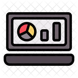 Dashboard Icon - Download in Colored Outline Style