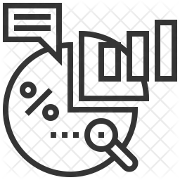 Data Icon - Download in Line Style