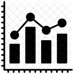 Data chart Icon - Download in Glyph Style