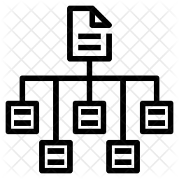 Data Classification Icon - Download in Line Style