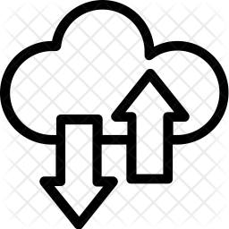 Data Communication Icon - Download in Line Style