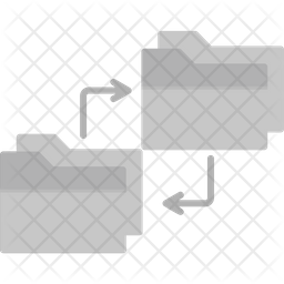 Data Copy Icon - Download in Flat Style