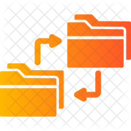 Data Copy Icon - Download in Gradient Style