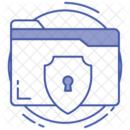 Data Encryption Icon - Download in Colored Outline Style