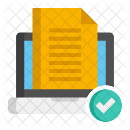 Data Entry Icon - Download in Flat Style
