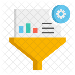 Data Filtering Icon - Download in Flat Style
