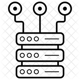 Data Governance Icon - Download in Line Style