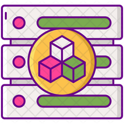 Data modelling Icon - Download in Colored Outline Style