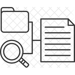 Data Source Icon - Download in Line Style