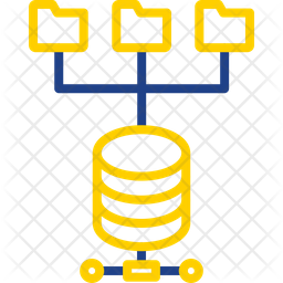 Data Source Icon - Download in Line Style
