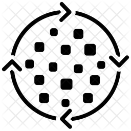 Data Structure Icon - Download in Glyph Style