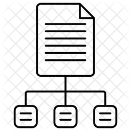 Data Structure Icon - Download in Line Style