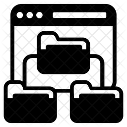 Data Structure Icon - Download in Glyph Style