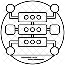 Data Structure Icon - Download in Line Style