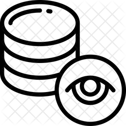 Data Tracking Icon - Download in Line Style