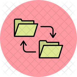 Data transfer Icon - Download in Rounded Style