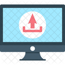 Data Transferring Icon - Download in Flat Style