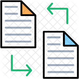 Data Transform Icon - Download in Colored Outline Style