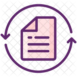 Data Transformation Icon - Download in Colored Outline Style