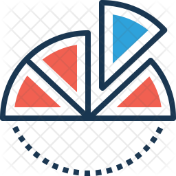 Data visualization Icon - Download in Colored Outline Style