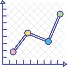 Data Visualization Icon - Download in Colored Outline Style