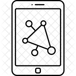 Data Visualization Icon - Download in Line Style