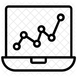 Data Visualization Icon - Download in Line Style