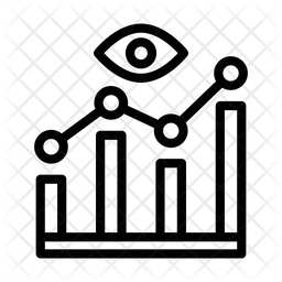 Data Visualization Icon - Download in Line Style