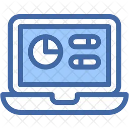 Data visualization Icon - Download in Colored Outline Style