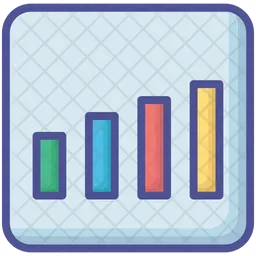 Data Visualization Icon - Download in Colored Outline Style