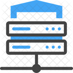 Data warehouse Icon - Download in Colored Outline Style