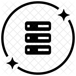 Data Strategy Icon - Download in Glyph Style