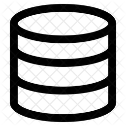 Database Icon - Download in Line Style