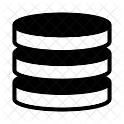 Database Icon - Download in Glyph Style