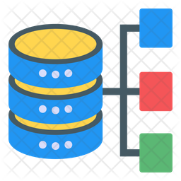 Database Architecture Icon - Download in Flat Style