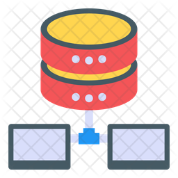 Database Architecture Icon - Download in Flat Style