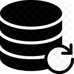 Database backup Icon of Glyph style - Available in SVG, PNG, EPS, AI ...