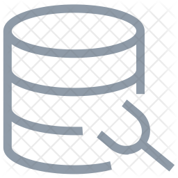 Database Configuration Icon - Download in Colored Outline Style