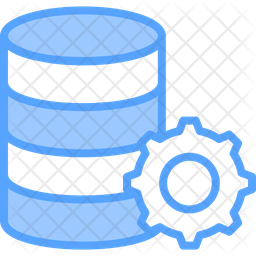 Database Configuration Icon - Download in Dualtone Style