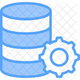 Database Configuration Icon - Download in Dual Tone Style