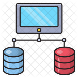 Database Connection Icon - Download in Flat Style