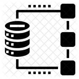Database Connection Icon - Download in Glyph Style