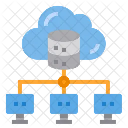 Database Connection Icon - Download in Flat Style